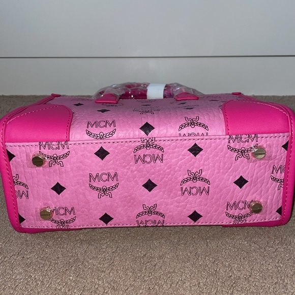 MCM | Bags | Mcm Pink Handbag Small | Poshmark